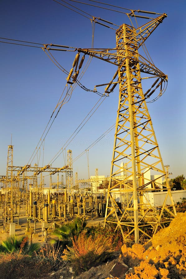 Electric pylon. stock photo. Image of power, infrastructure - 17197444