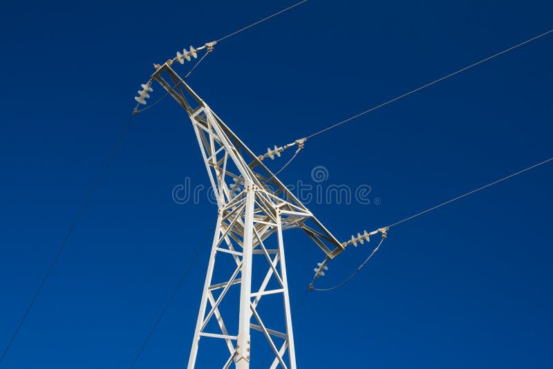 Electric pylon stock photo. Image of solitary, electricity - 7314858
