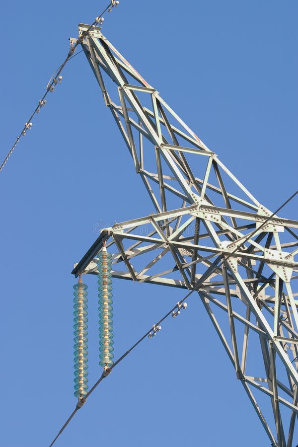 Electric pylon stock image. Image of energy, tower, construction - 7402505
