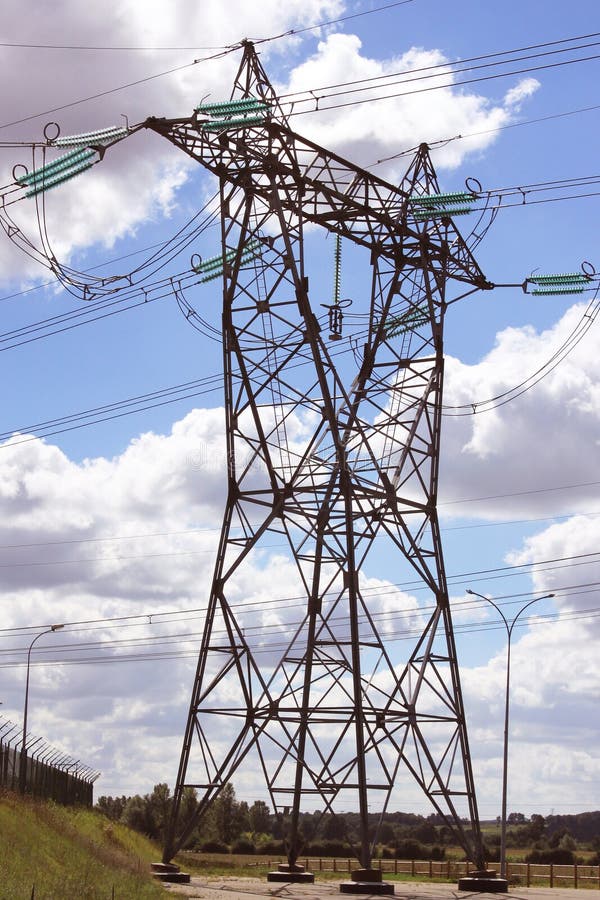 Electric Pylon stock image. Image of ecology, ecological - 35198099