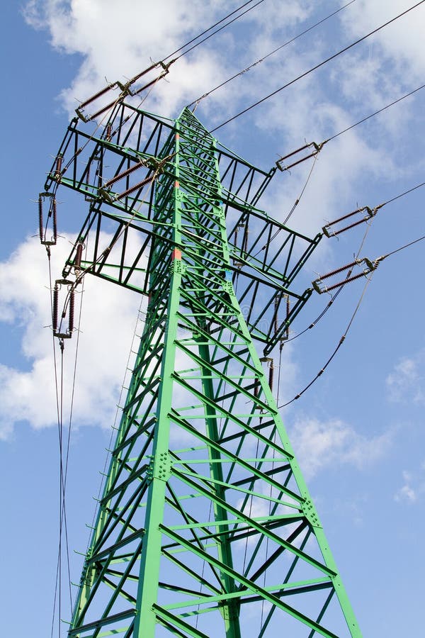 Electric pylon stock image. Image of equipment, tall - 33952029