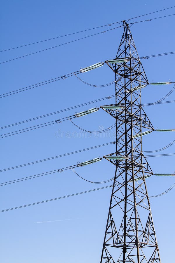 Electric pylon stock photo. Image of pylon, technology - 31067076