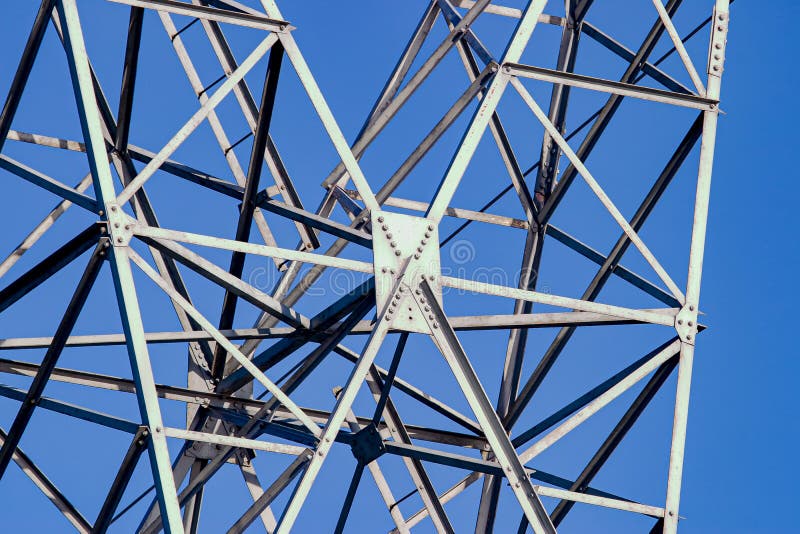 Electric pylon stock photo. Image of high, confinement - 204896878