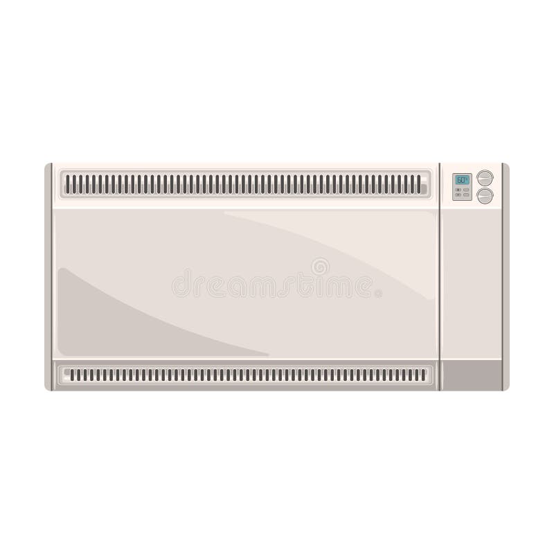 Oil Electric Radiator Heater, Vector Sketch Illustration Stock ...