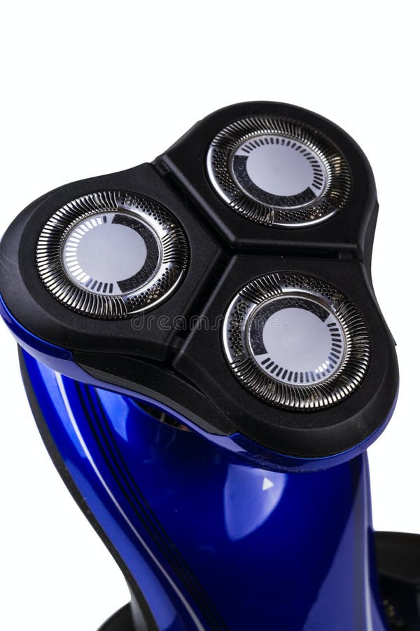 Cordless Black Electric Razor Stock Image - Image of grooming, droplets ...