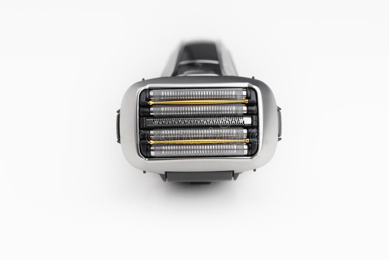 Electric Razor Foil Shaver on White Background Stock Image - Image of ...
