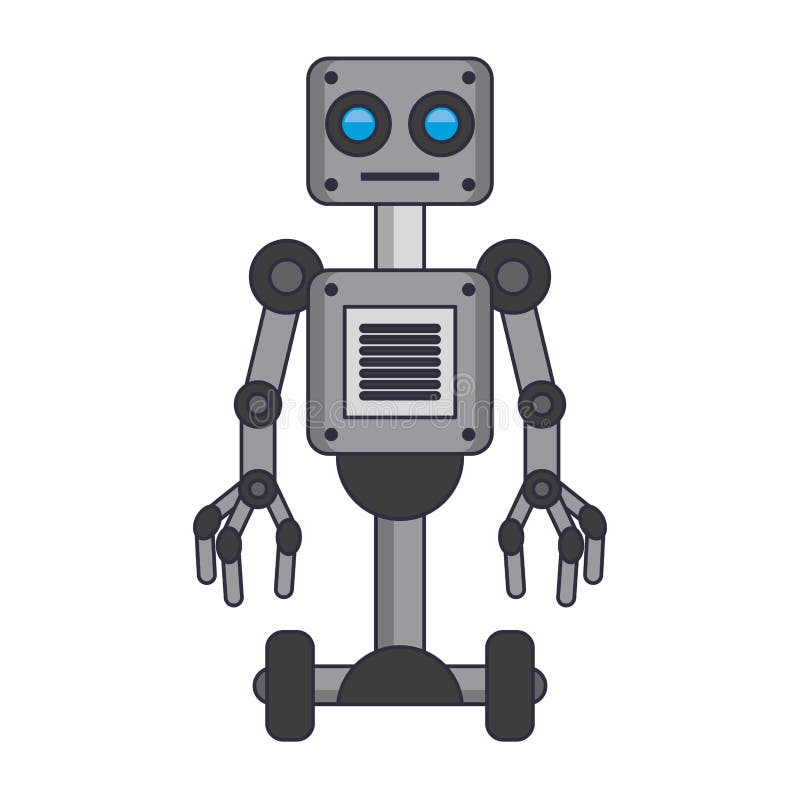 Electric Robot Icon Cartoon Isolated Stock Vector - Illustration of ...