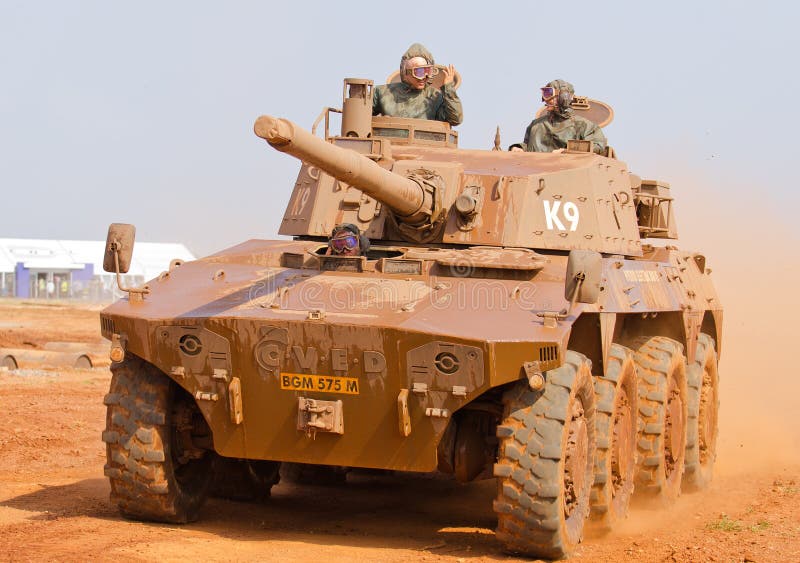Rooikat armoured vehicle editorial stock photo. Image of systems - 27254338