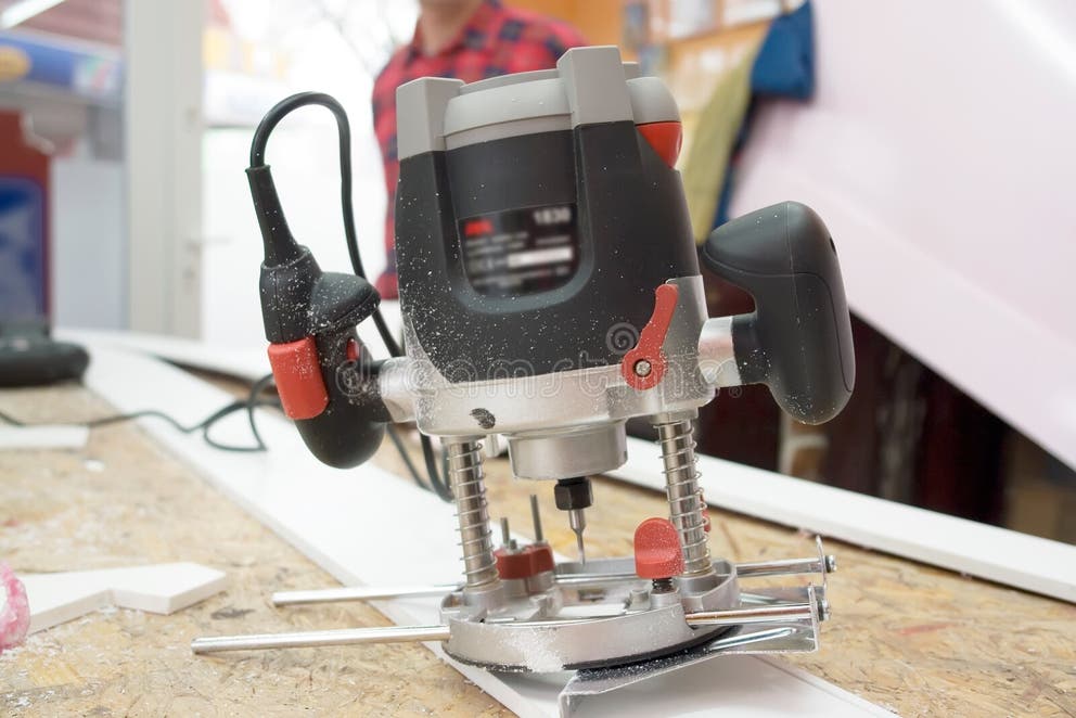 Electric Router Tool stock image. Image of machine, edging - 3721371