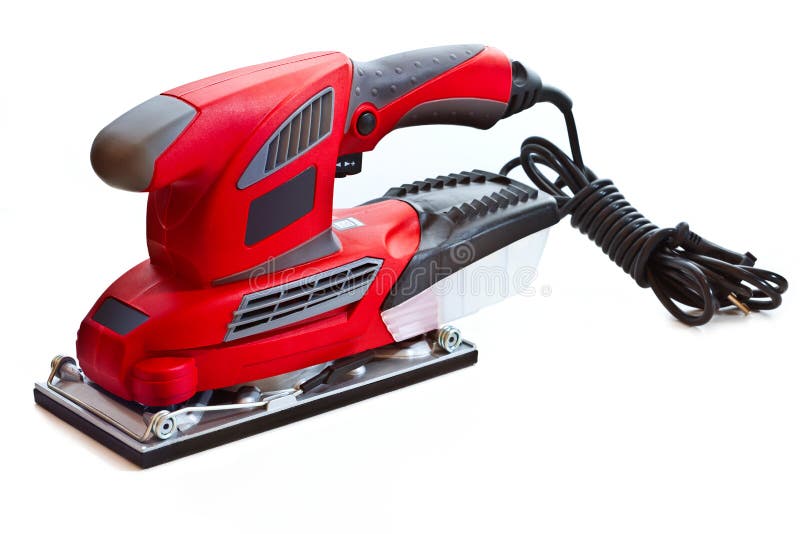 Electric sandpaper tool stock image. Image of home, finger - 20627955