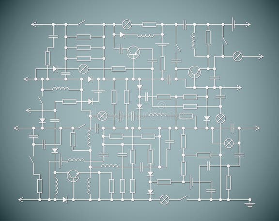Background Electrical Scheme Stock Illustrations – 4,048 Background ...