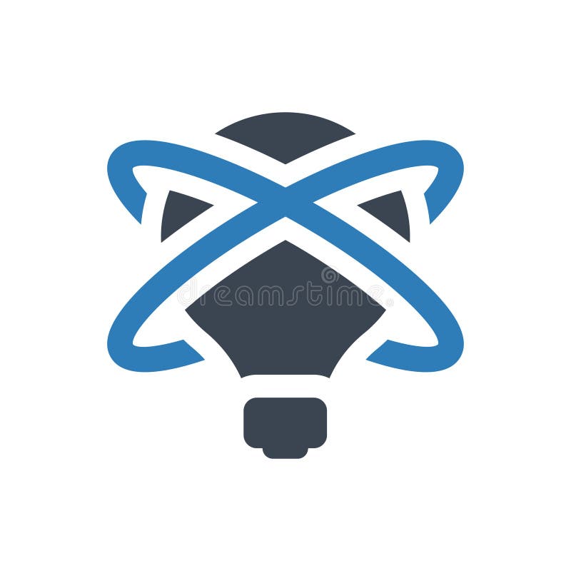 Electric science icon stock vector. Illustration of lightbulb - 254771782