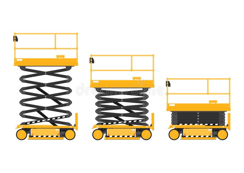 Scissor Platform Vector Stock Illustrations – 381 Scissor Platform ...