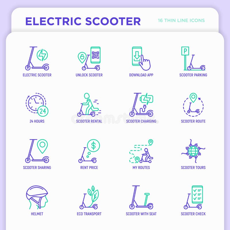 Electric Scooter Logo Stock Illustrations – 3,485 Electric Scooter Logo ...