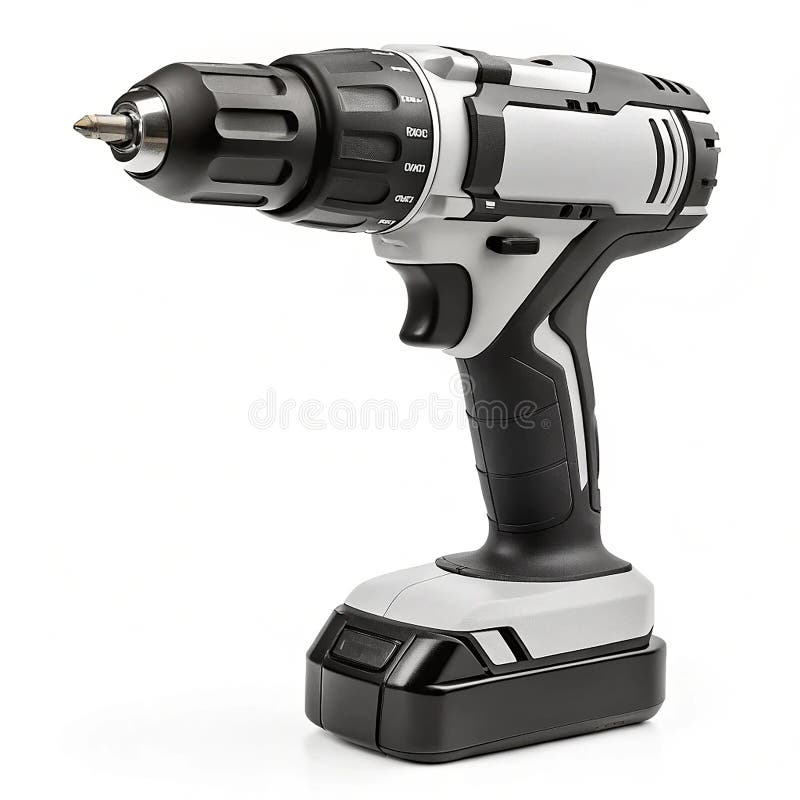 Gun with Adjustable Torque on White Background Stock Illustration ...