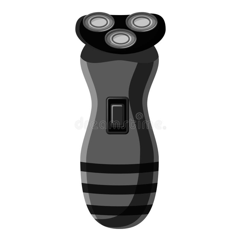Electric Shaver Icon, Gray Monochrome Style Stock Vector - Illustration ...