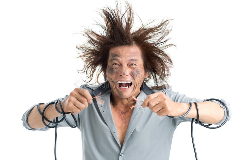 Electric shock stock image. Image of electrocution, accident - 28928765