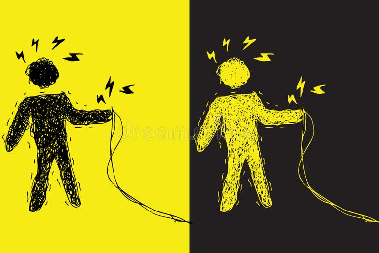 Electric Shock Stock Illustrations – 46,944 Electric Shock Stock ...