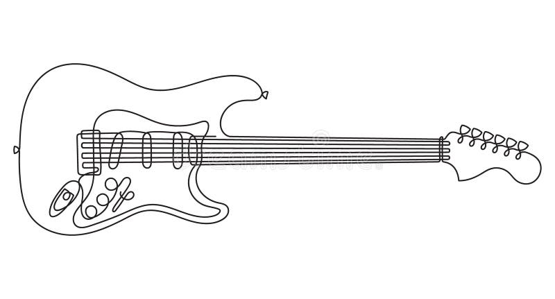 Guitar Neck Drawing Stock Illustrations – 1,163 Guitar Neck Drawing ...