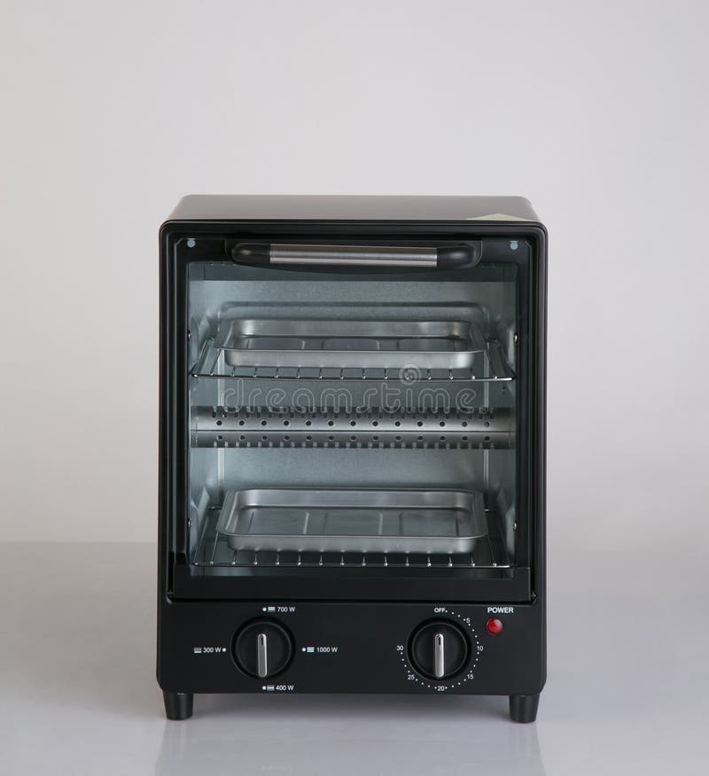 Small electric oven stock image. Image of household, open - 47494851