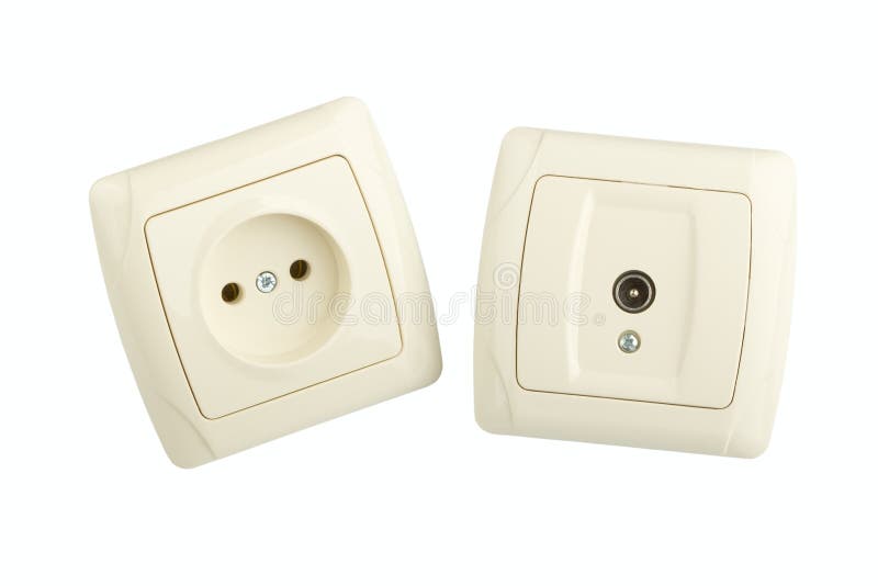 Electric socket stock photo. Image of conservation, fork - 20592000