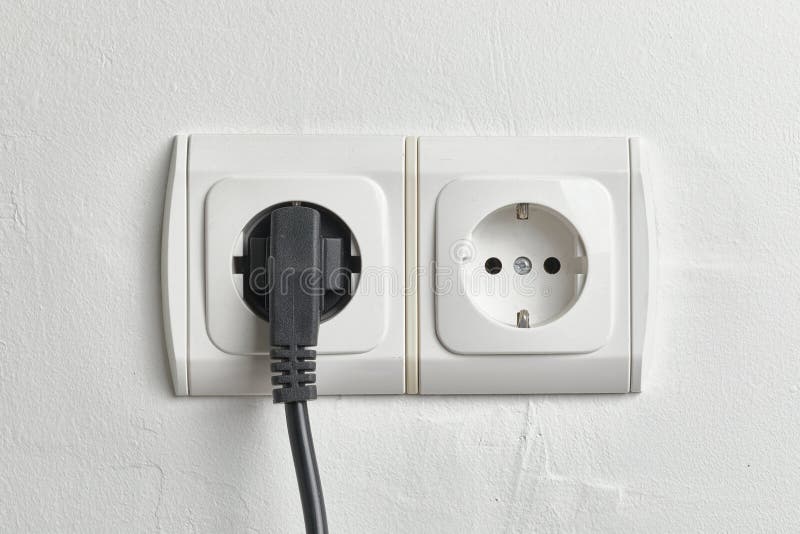 Electric Socket Closeup stock image. Image of outlet - 101384607