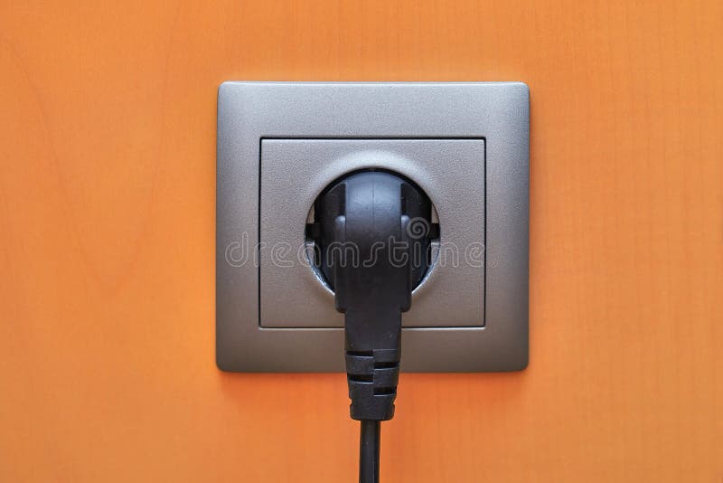 Electric Socket Closeup stock image. Image of household - 163588627