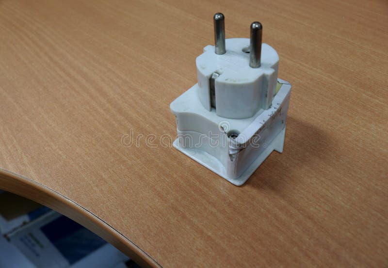 An Electric Socket, is a Device that Functions Stock Photo - Image of ...