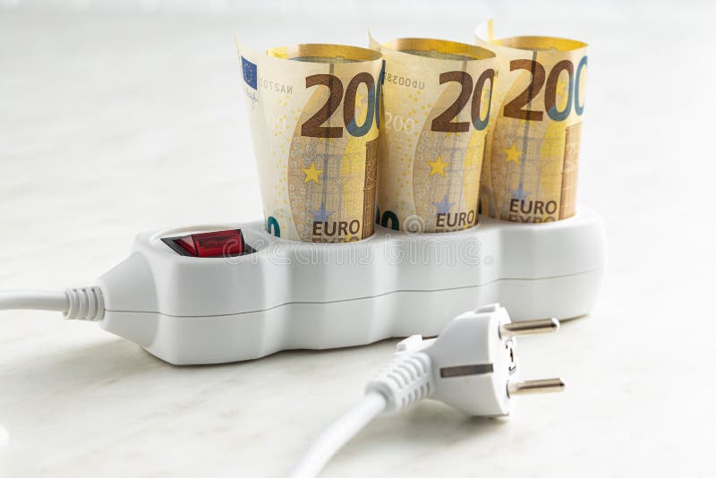 128 Electric Socket Euro Money Concept Increasing Prices Stock Photos ...