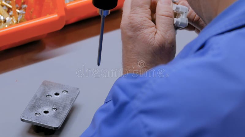 Electric Socket Handmade Manufacturing Process Stock Footage - Video of ...
