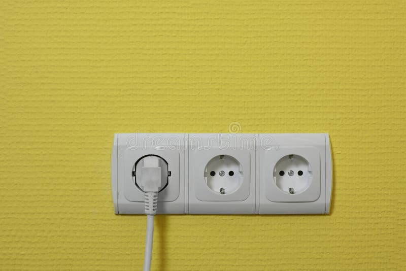 Electric sockets stock photo. Image of simple, connector - 8462396