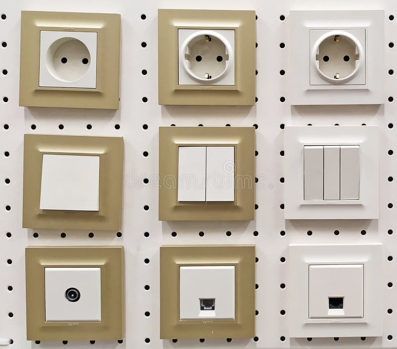 Legrand Electric Light Switch and Socket Displayed in a Shop Editorial ...