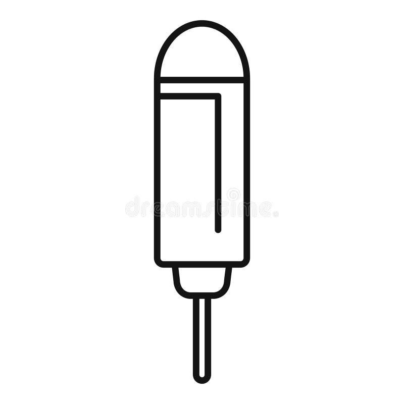 Simple Icon of an Electric Soldering Iron for Soldering Electronic ...