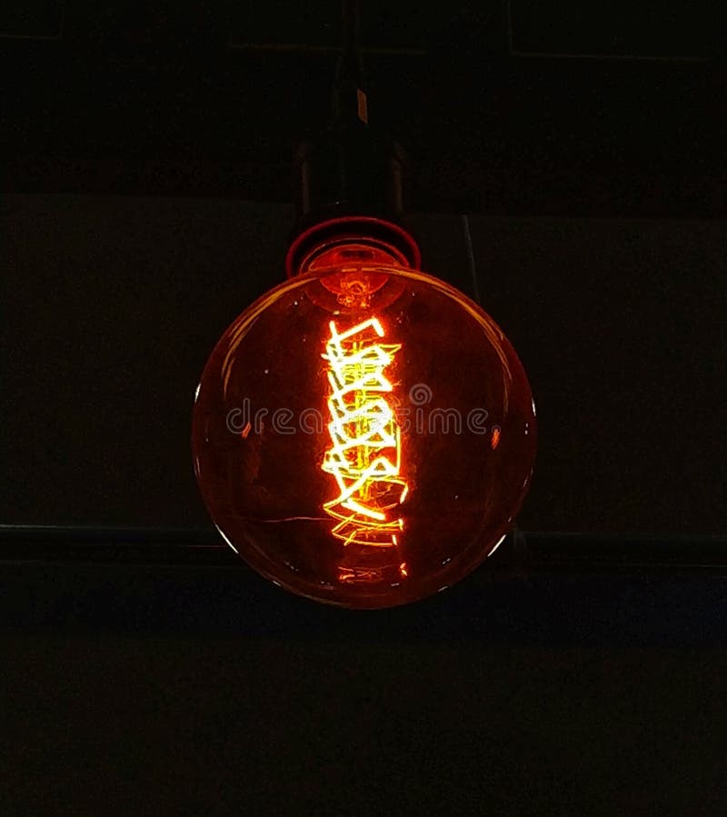 Electric String Light or String Yellow Bulb Used Cafe Interior Low ...