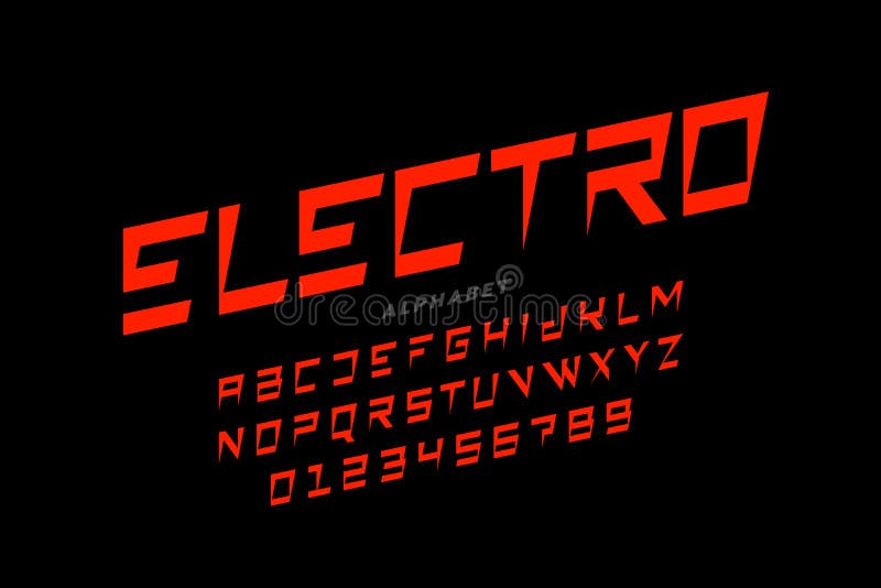 Electric Font Stock Illustrations – 33,107 Electric Font Stock ...
