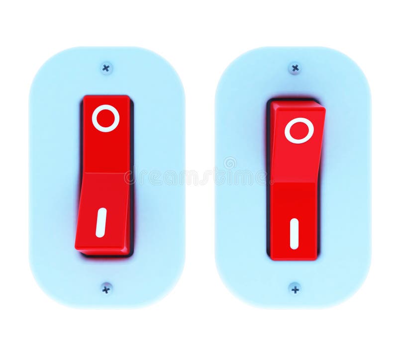 On/OFF switch stock illustration. Illustration of button - 31787830