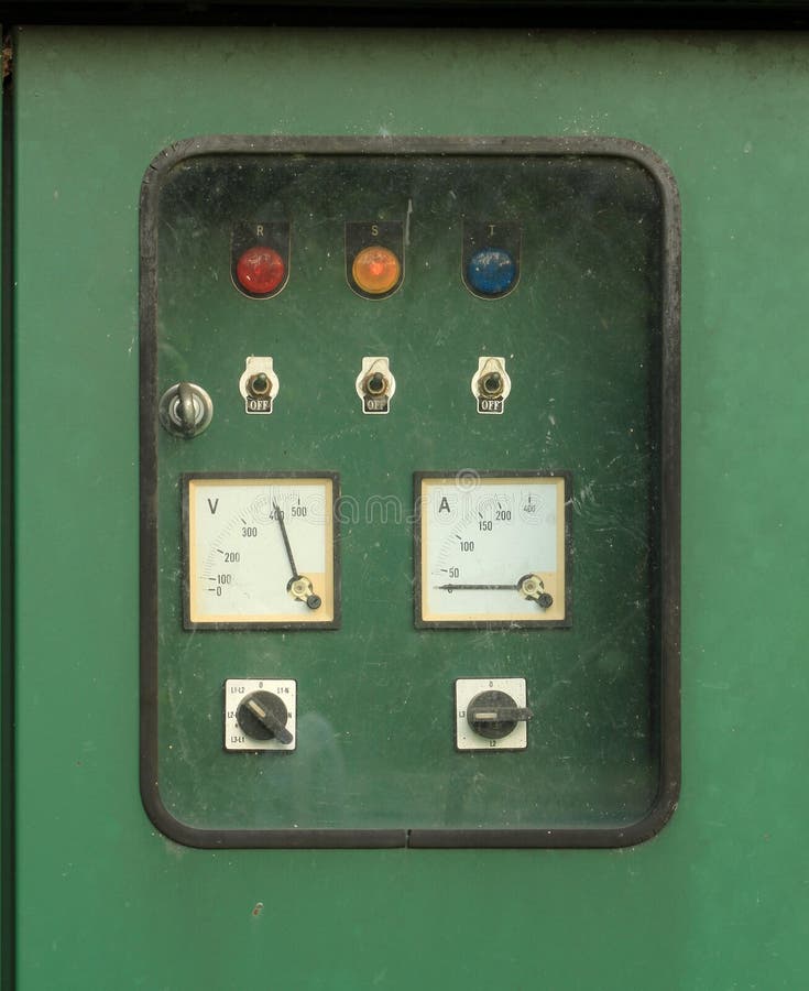 Electric switch panel stock image. Image of electric, control - 8788531