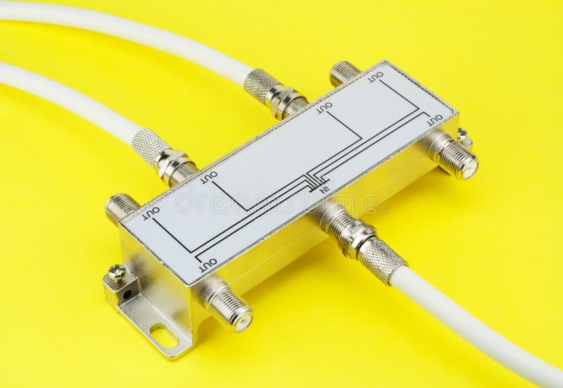 Yellow Wires White Junction Box Connection Stock Photos - Free ...