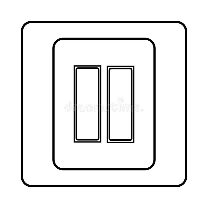 Electric Switch Icon Design Stock Vector - Illustration of element ...