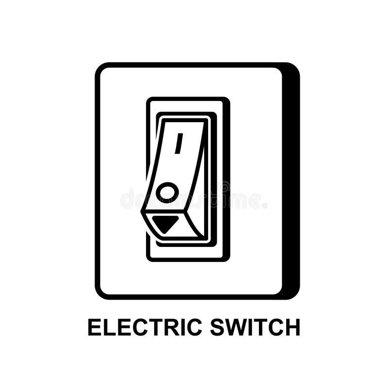 Power Electric Box Icon. Circuit Breaker Board Isolated on Background ...