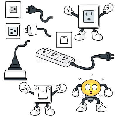Electric Circuit Cartoon Stock Illustrations – 2,158 Electric Circuit ...