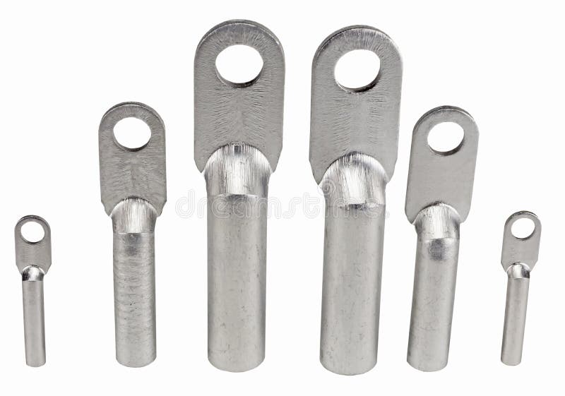 Electric Terminal on a White Background Stock Photo - Image of lines ...