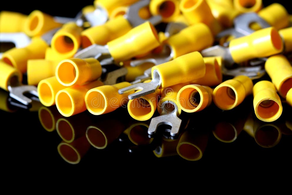 Electric terminals 2 stock photo. Image of accessories - 23465444