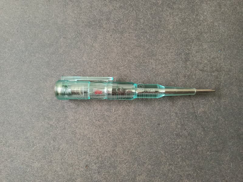 An Electric Test Pen, a Tool that Must Be at Home Stock Image - Image ...