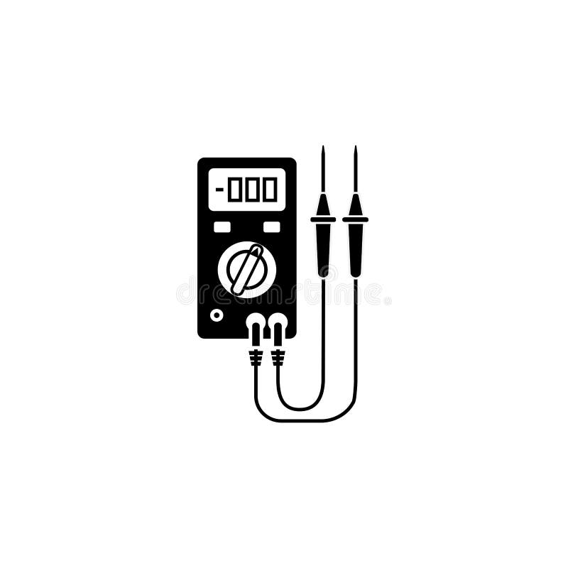 Digital Multimeter Flat Icon, Build and Repair Stock Vector ... Digital Multimeter Flat Icon, Build and Repair Stock Vector ...