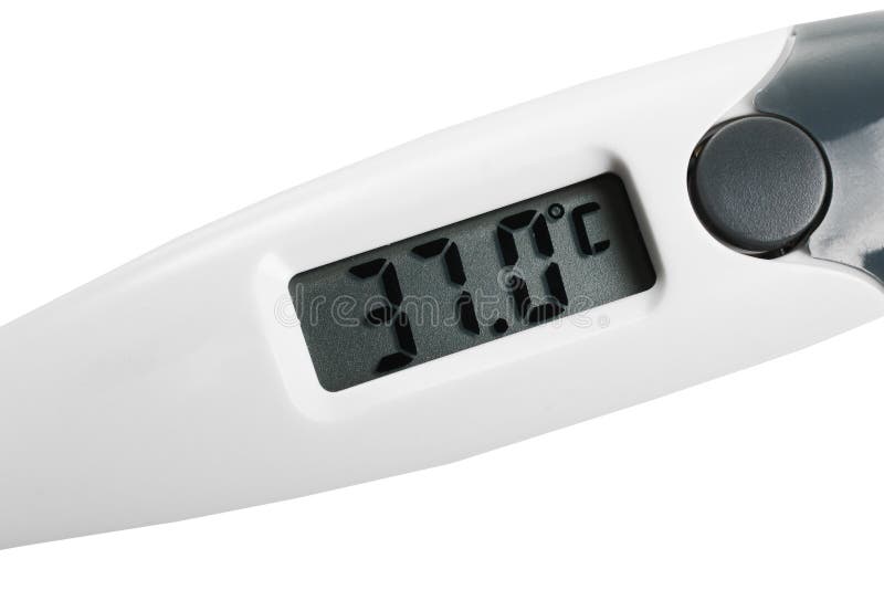 Electric thermometer stock photo. Image of temperature - 90412820