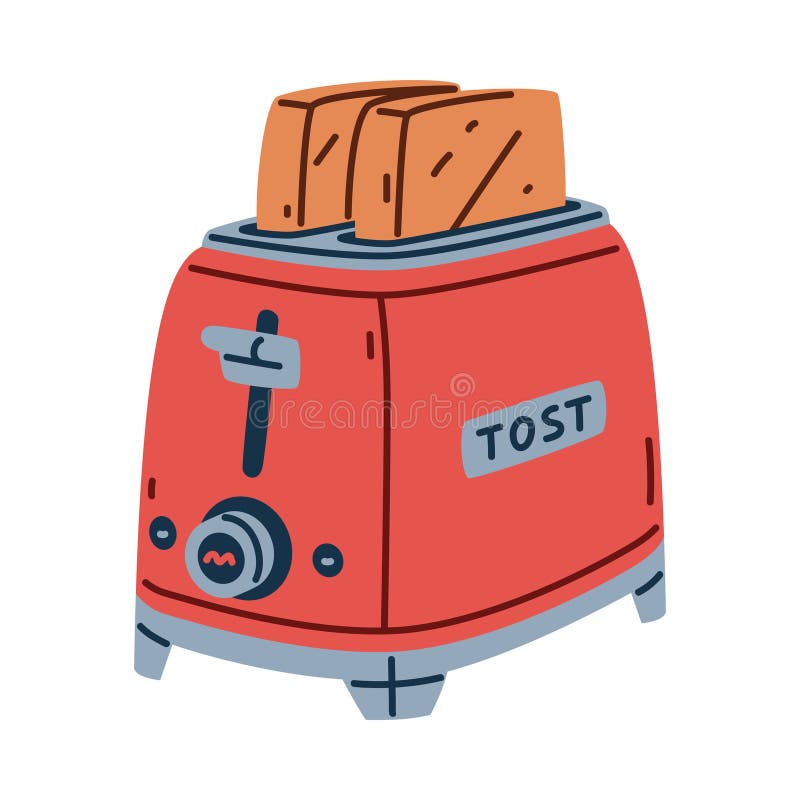 Bread Toaster Machine Stock Illustrations – 3,707 Bread Toaster Machine ...