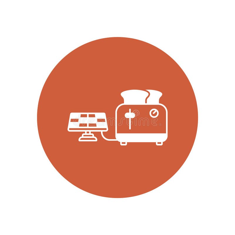 Electric Toaster Vector Icon Which Can Easily Modify or Edit. Stock ...