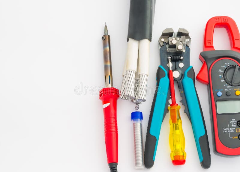 Electric tool stock image. Image of equipment, isolated - 209305885
