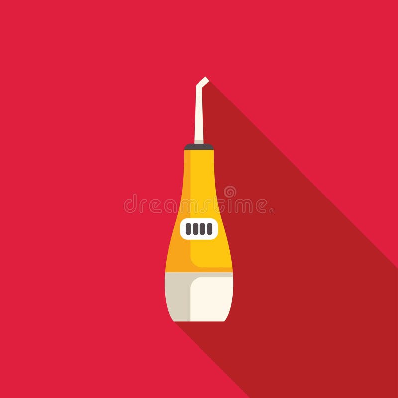 Electric Toothbrush Cleaning Teeth Using Modern Technology Icon Stock ...